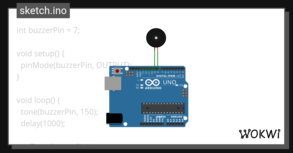 151 Simulasi Buzzer Wokwi Esp32 Stm32 Arduino Simulator 