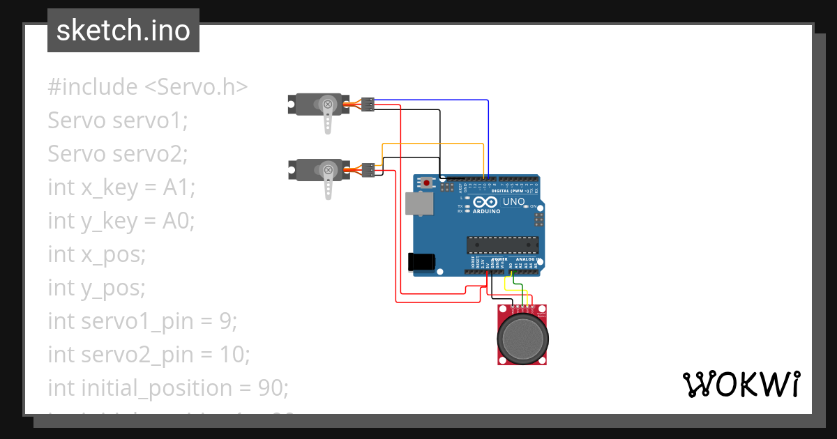 Joystick - Wokwi ESP32, STM32, Arduino Simulator