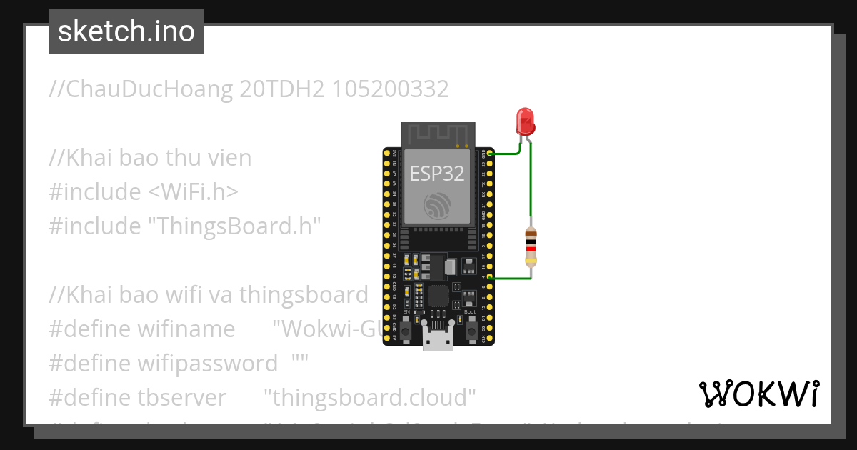 ThiCK_ChauDucHoang_SmartWatch - Wokwi ESP32, STM32, Arduino Simulator