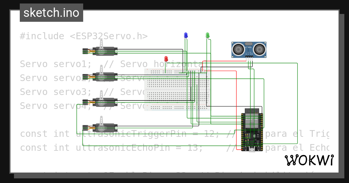 Brazo Conveyo Wokwi Esp32 Stm32 Arduino Simulator 2645