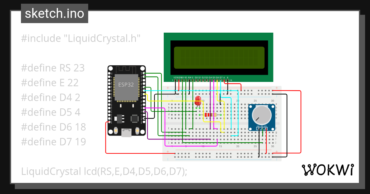 Esp Con Lcd Wokwi Esp32 Stm32 Arduino Simulator