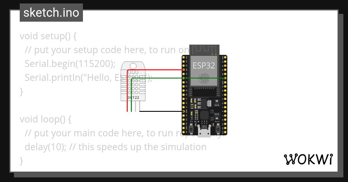 Temperature Wokwi Esp32 Stm32 Arduino Simulator