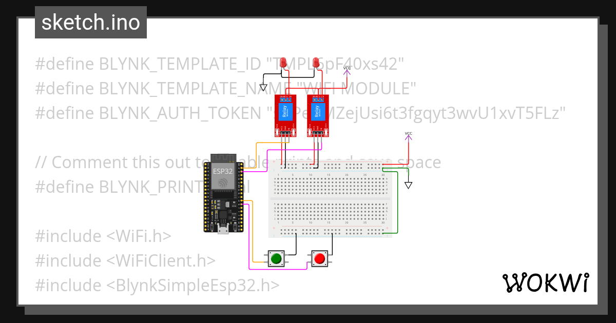 WIFI_MODULE PASS - Wokwi ESP32, STM32, Arduino Simulator