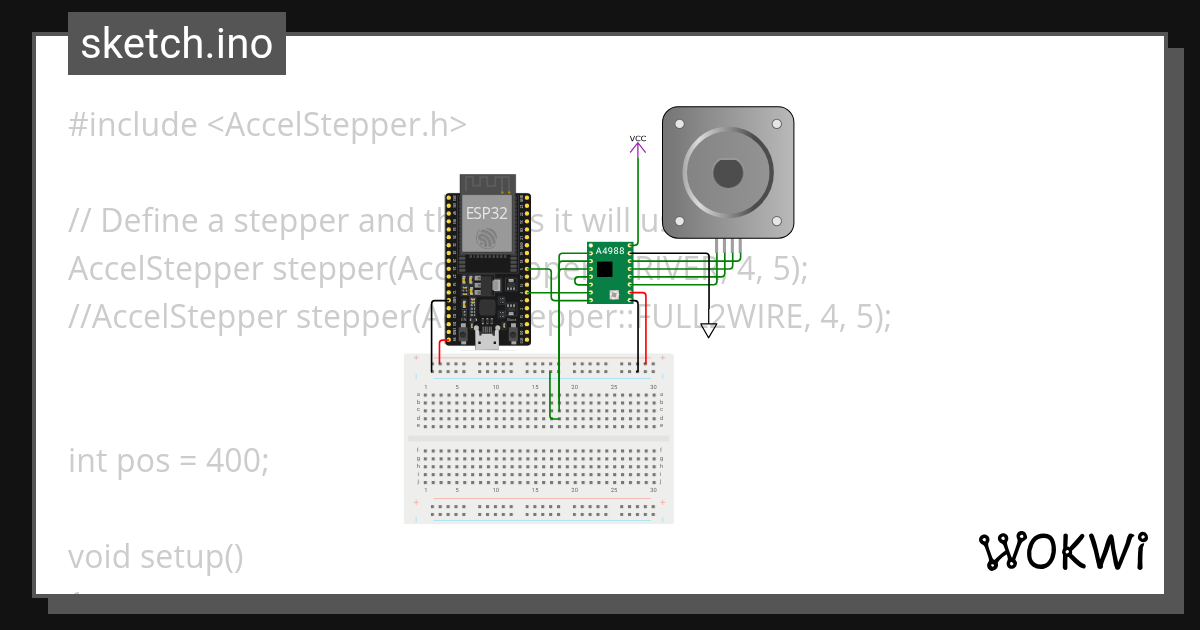 esp32-A4955-AccelStepperDIRPULSE - Wokwi ESP32, STM32, Arduino Simulator