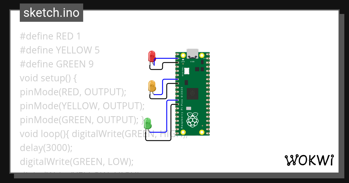 traffic signals - Wokwi ESP32, STM32, Arduino Simulator traffic signals - Wokwi ESP32, STM32, Arduino Simulator