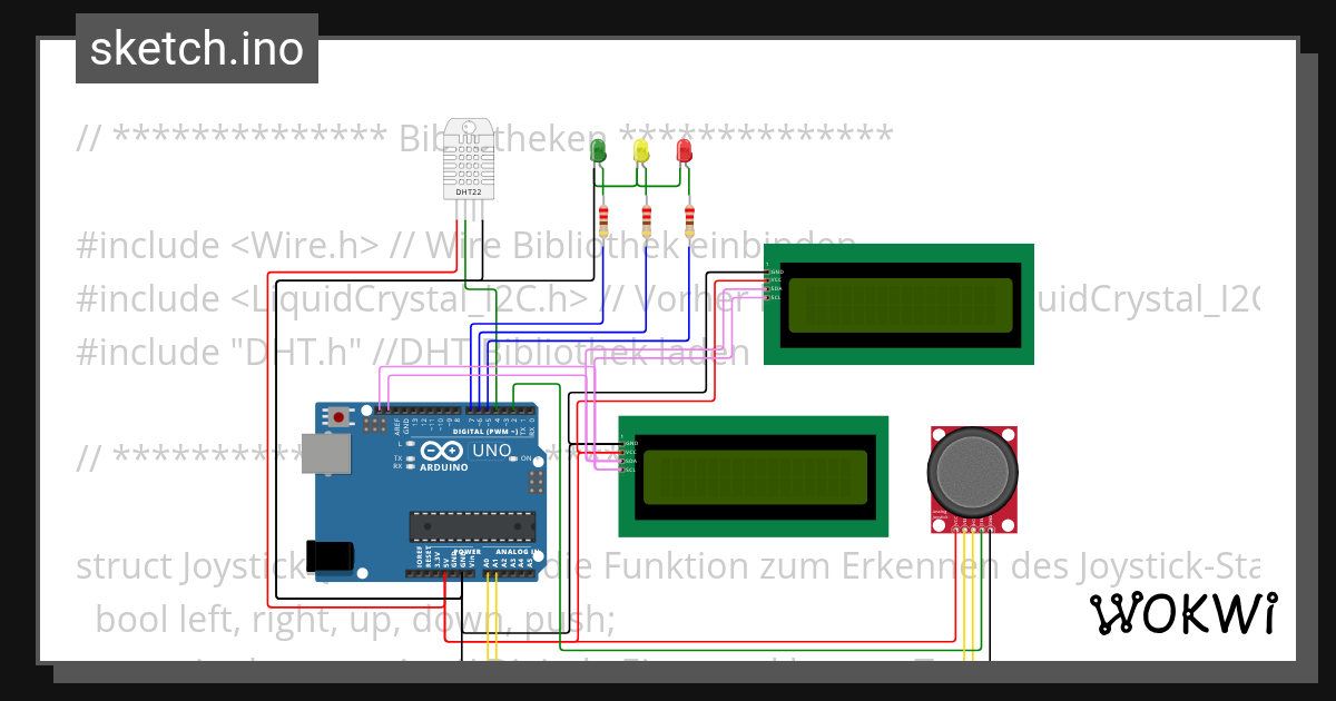 Simulation Pflanzenbewässerung - Lösung - Wokwi ESP32, STM32, Arduino Simulator