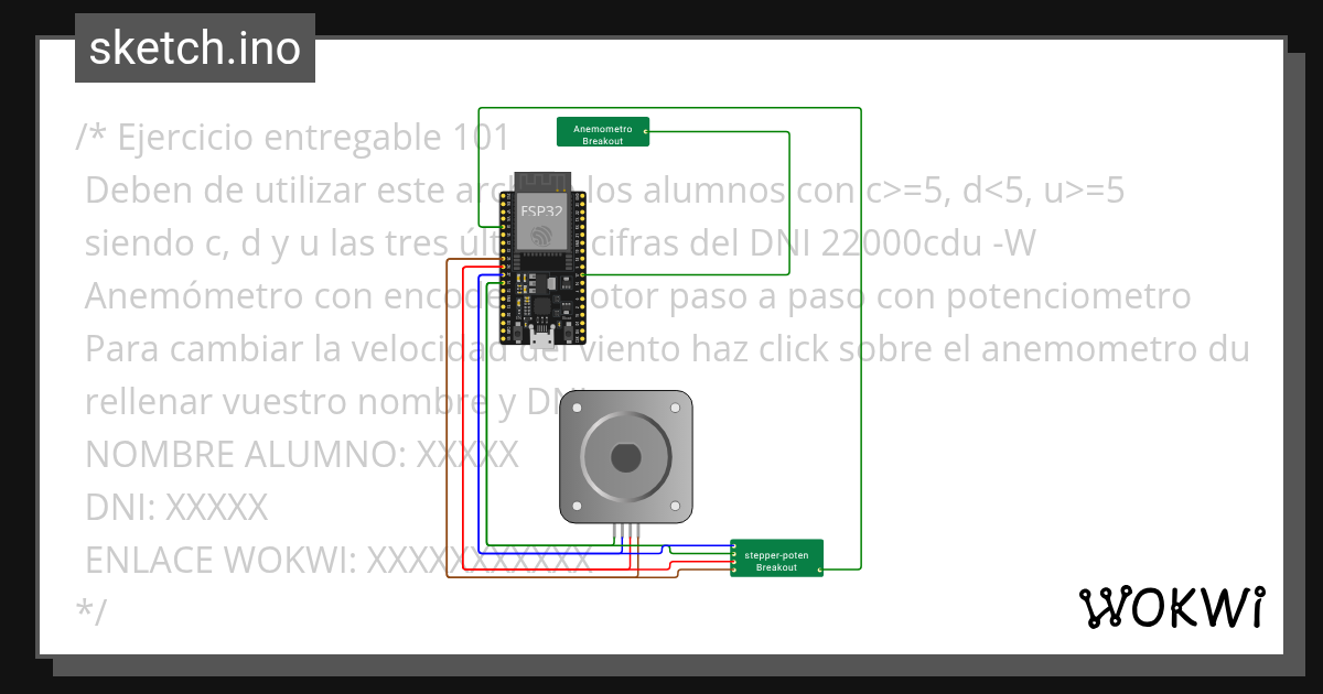 Ejercicioentregable101 Wokwi Esp32 Stm32 Arduino Simulator 