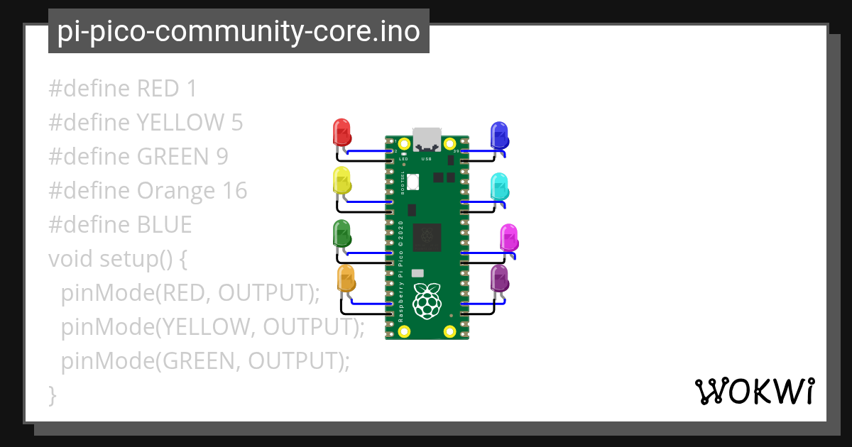pi-pico-community-core.ino Copy - Wokwi ESP32, STM32, Arduino Simulator