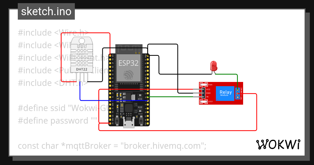 Relay - Matheus - Wokwi ESP32, STM32, Arduino Simulator