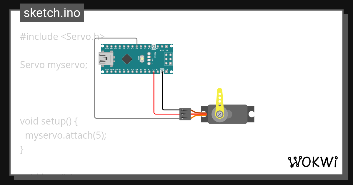 9 Lada Servo 1 Wokwi Esp32 Stm32 Arduino Simulator