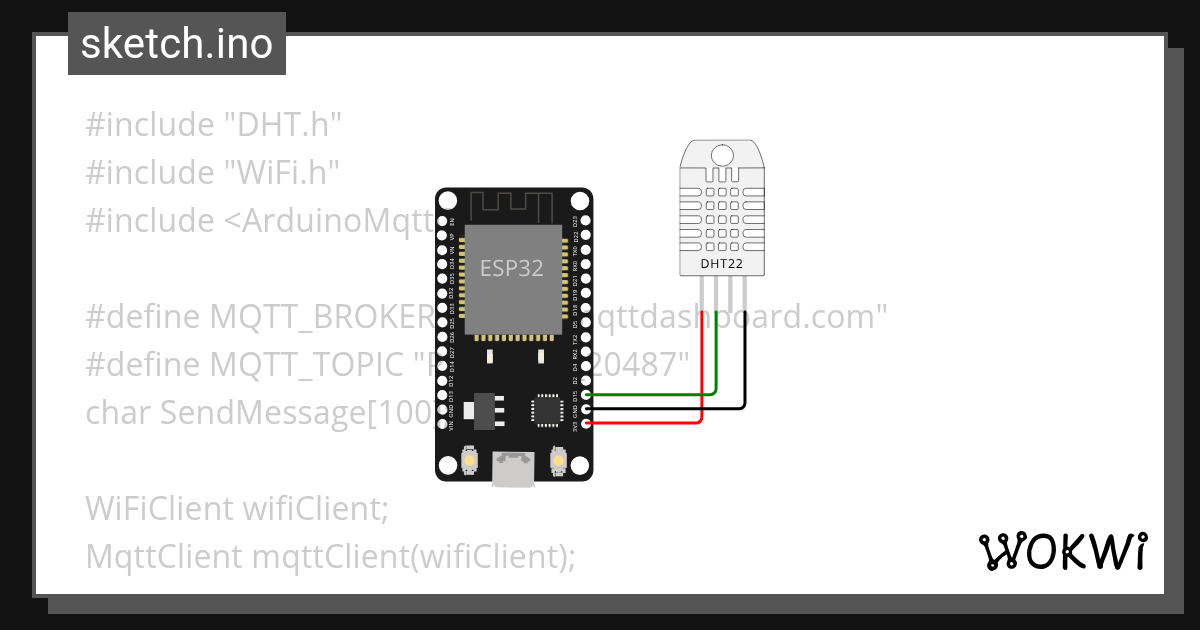 Laboratorium internet rzeczy Zad3. 20487 - Wokwi ESP32, STM32, Arduino Simulator