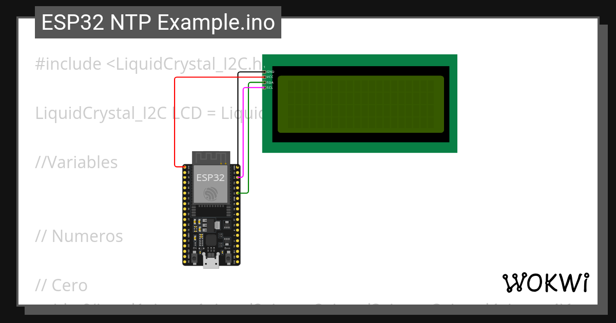 Pantalla kombi - Wokwi ESP32, STM32, Arduino Simulator