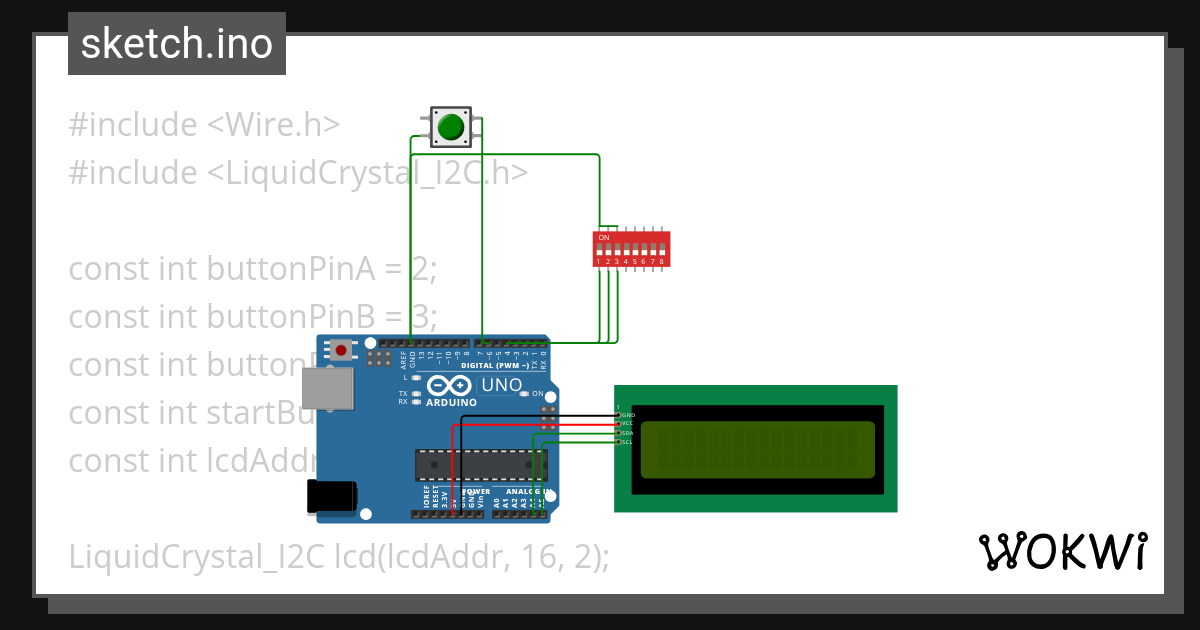 lcd red neuronal - Wokwi ESP32, STM32, Arduino Simulator