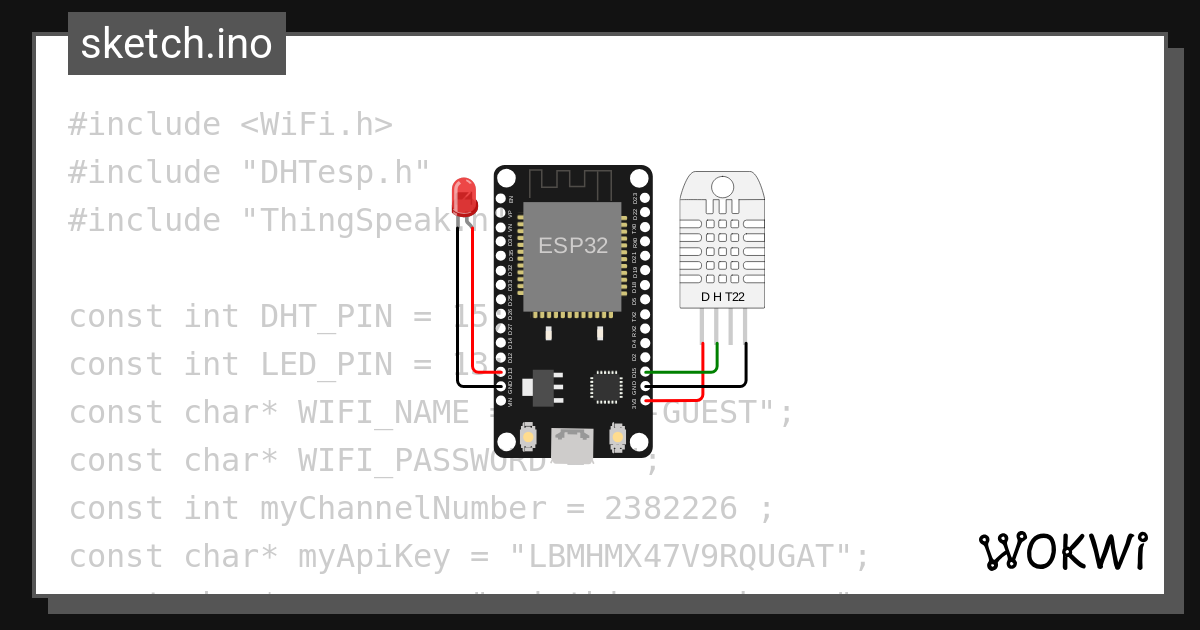 Esp32 Dht22 Thingspeak Wokwi Esp32 Stm32 Arduino Simulator 0738