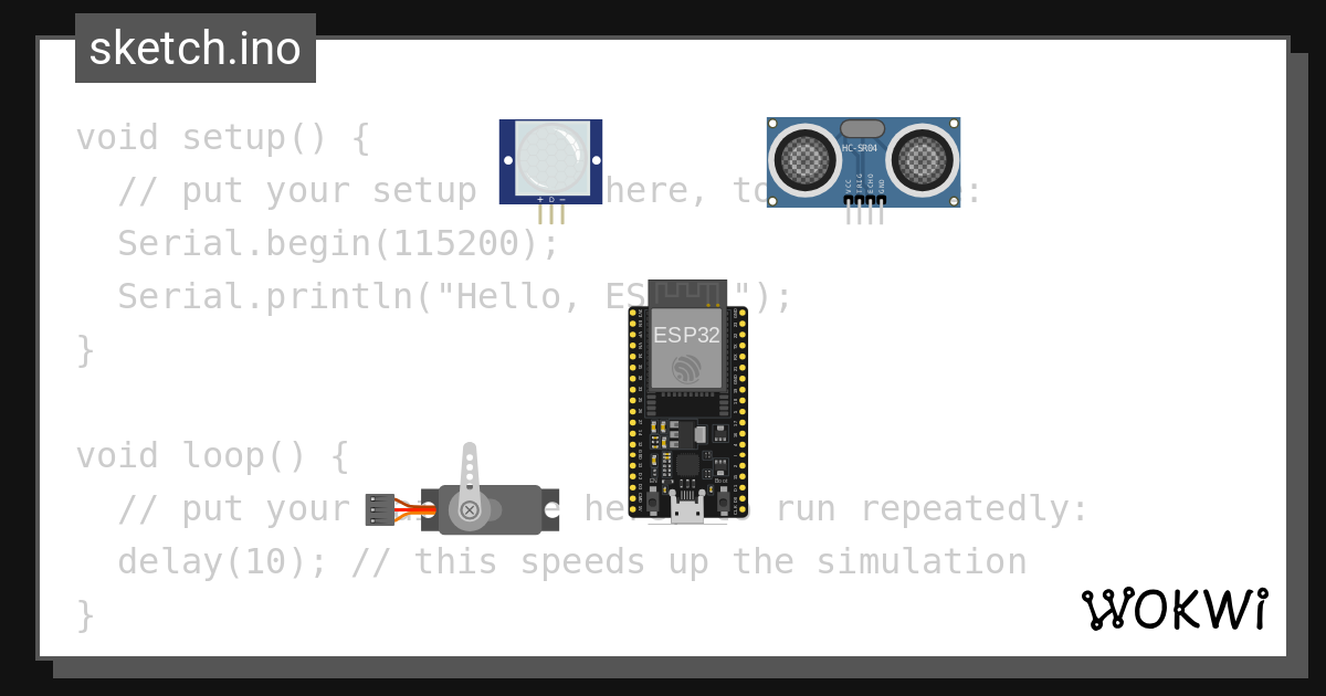 Projek Akhir Smartrash Wokwi Esp32 Stm32 Arduino Simulator 9564