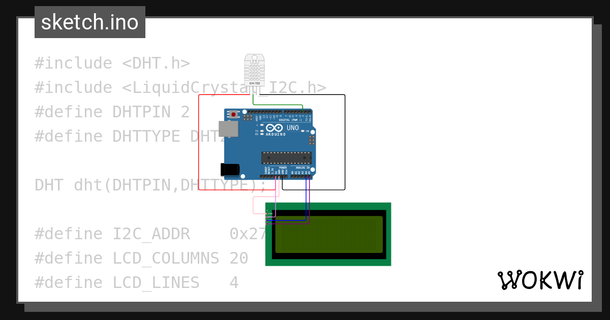 Temperature And Humidity Sensor Wokwi Esp32 Stm32 Arduino Simulator