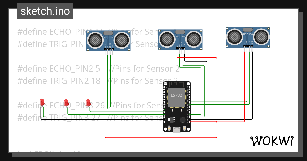 smart parking system Copy - Wokwi ESP32, STM32, Arduino Simulator