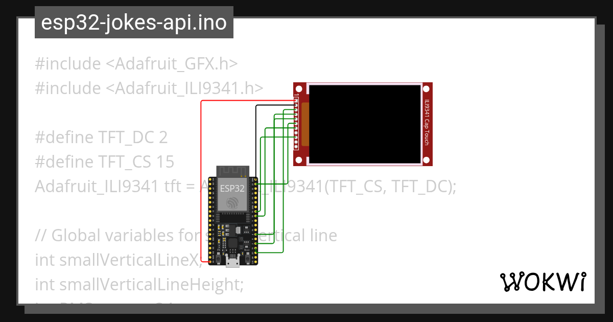 esp32-jokes-api.ino Copy - Wokwi ESP32, STM32, Arduino Simulator
