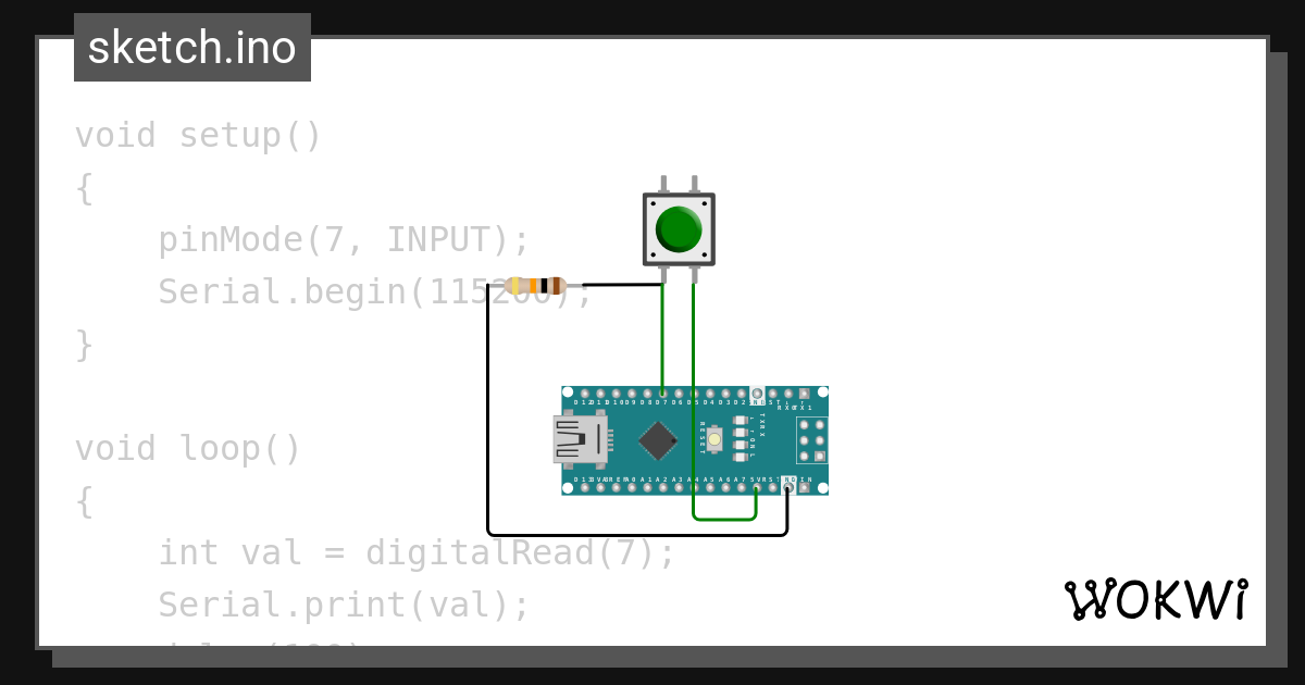 Кнопка 03 Wokwi Esp32 Stm32 Arduino Simulator 5972