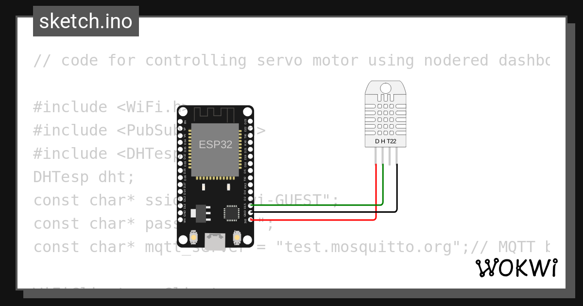 Nodered Wokwi Esp32 Dht22 Wokwi Esp32 Stm32 Arduino Simulator 7761