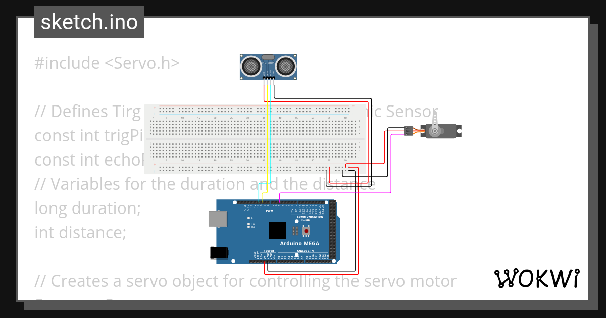 Radar - Wokwi ESP32, STM32, Arduino Simulator