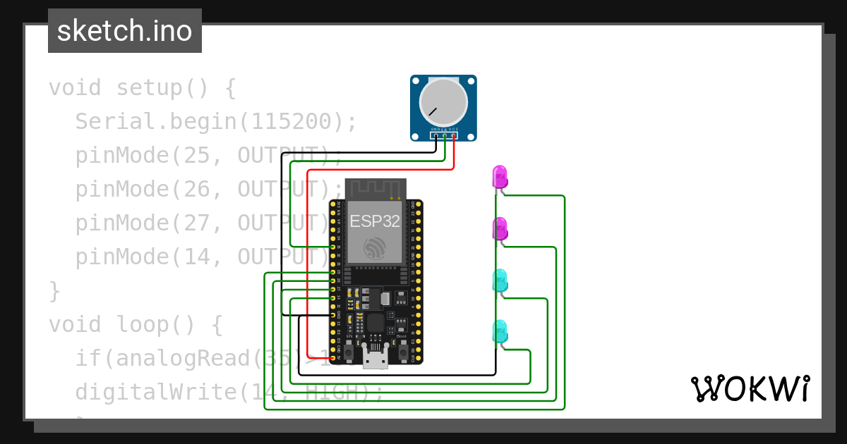 039 อิทธิกร Wokwi Esp32 Stm32 Arduino Simulator
