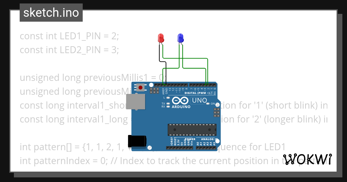 Multi Threaded Sample - Wokwi ESP32, STM32, Arduino Simulator