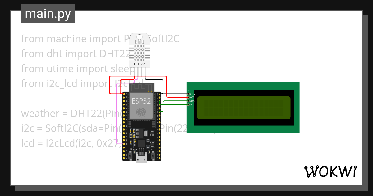 Датчик Темпепратуры Wokwi Esp32 Stm32 Arduino Simulator 7233