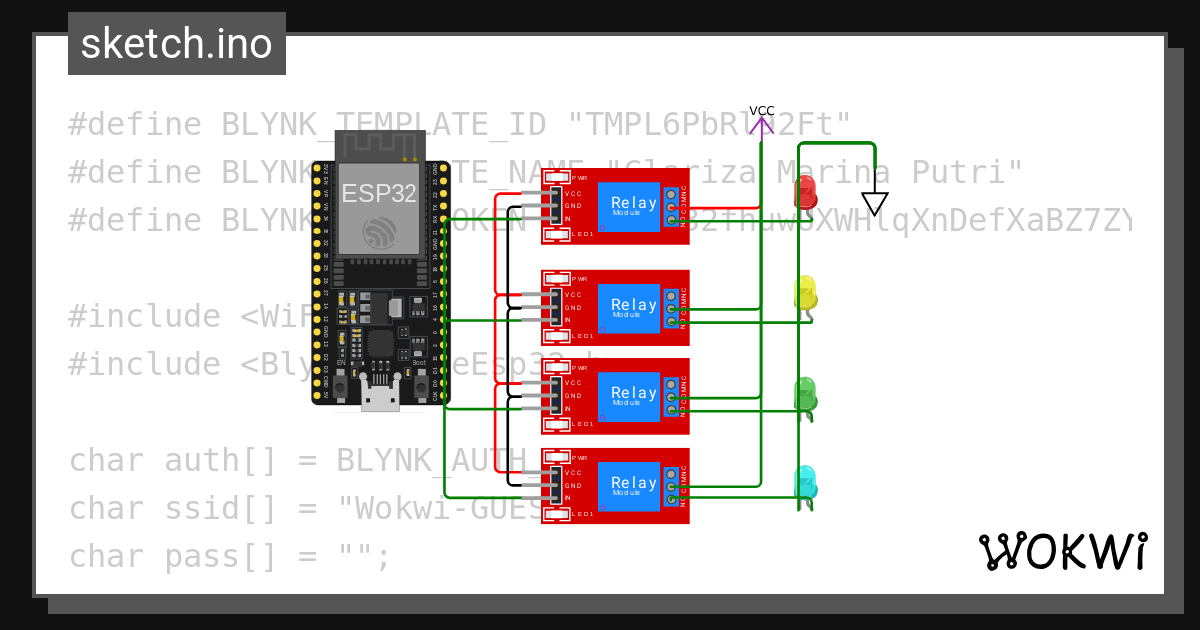 Clariza Marina Putri Job 8 Wokwi Esp32 Stm32 Arduino Simulator 2634