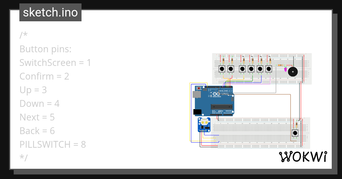 EDD MAP for I2C editing - Wokwi ESP32, STM32, Arduino Simulator