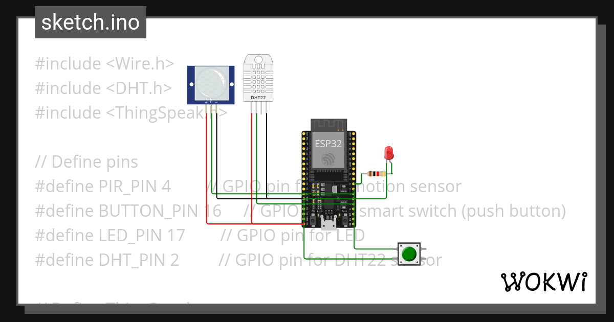 Home Automation System Copy Wokwi Esp32 Stm32 Arduino Simulator 