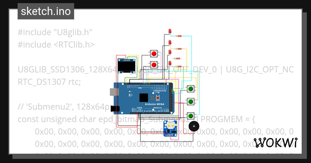 Pastillero Electrónico 7 - Wokwi ESP32, STM32, Arduino Simulator