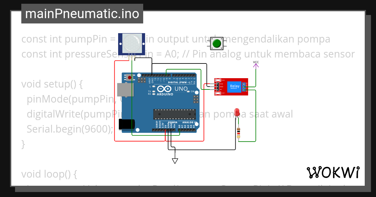Relay_Pneumatic - Wokwi ESP32, STM32, Arduino Simulator
