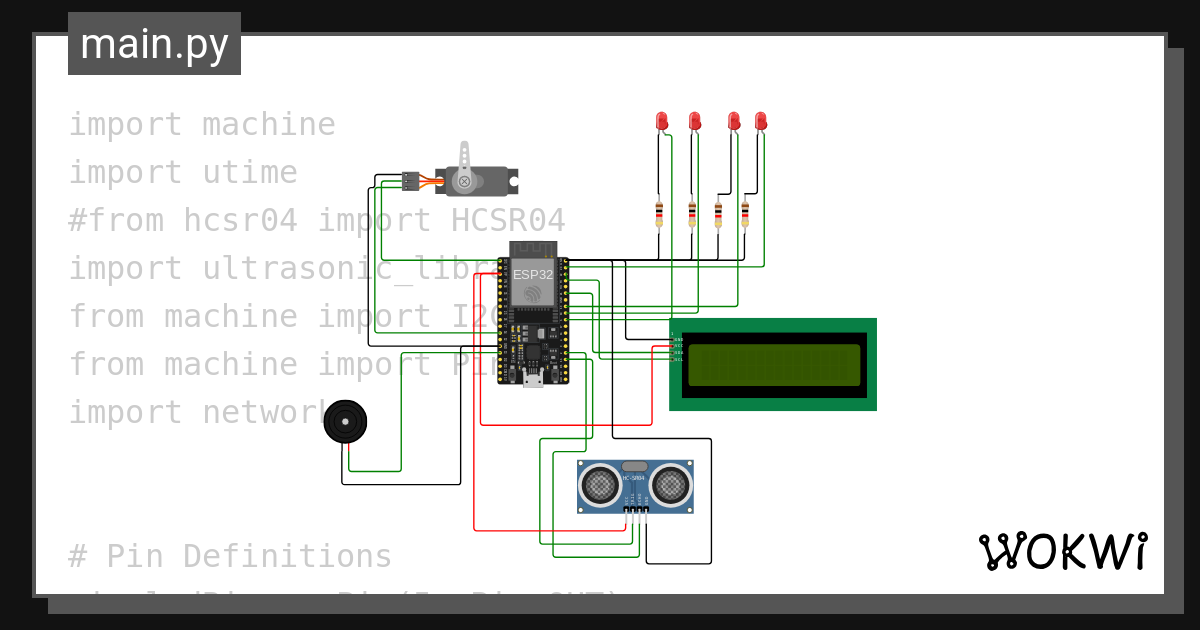 Floor Nsor Wokwi Esp32 Stm32 Arduino Simulator 