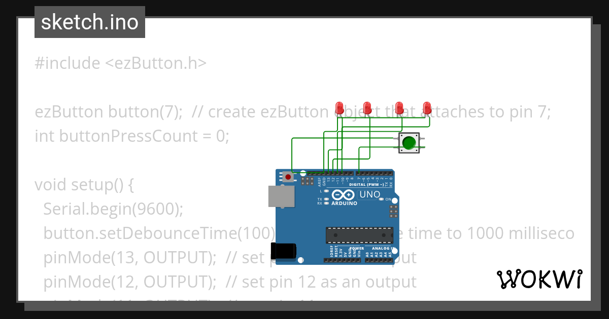 pus count - Wokwi ESP32, STM32, Arduino Simulator