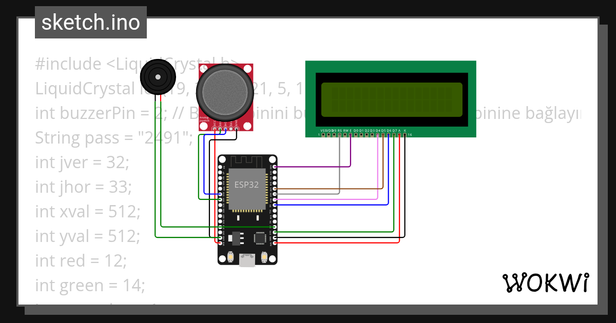 Esp32 Lcdoyunn Buzzerlı Wokwi Esp32 Stm32 Arduino Simulator 4767