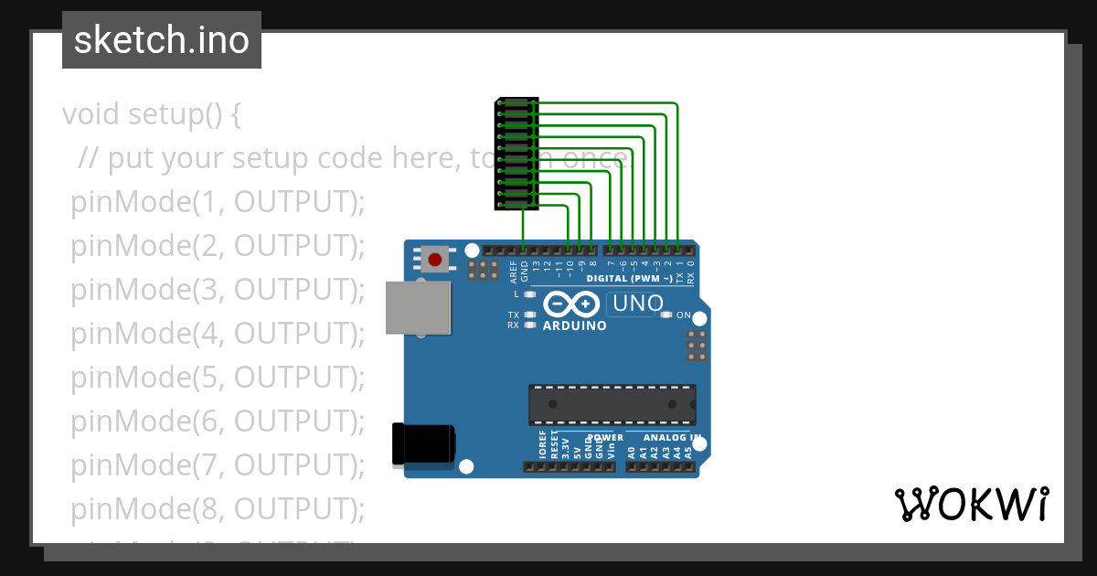 Led Bar Copy Wokwi Esp32 Stm32 Arduino Simulator 