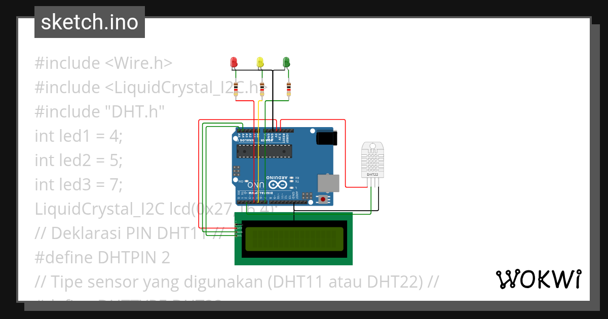 sensor suhu PUTRI - Wokwi ESP32, STM32, Arduino Simulator
