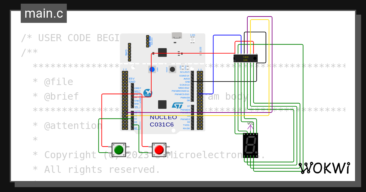 St Nucleo Spi 7 Seg With Inc And Reset Wokwi Esp32 Stm32 Arduino Simulator 