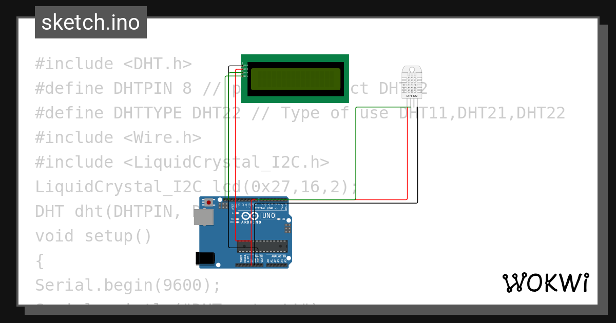 วัดอุณหภูมิ แสดงบนจอ Copy 2 Wokwi Esp32 Stm32 Arduino Simulator