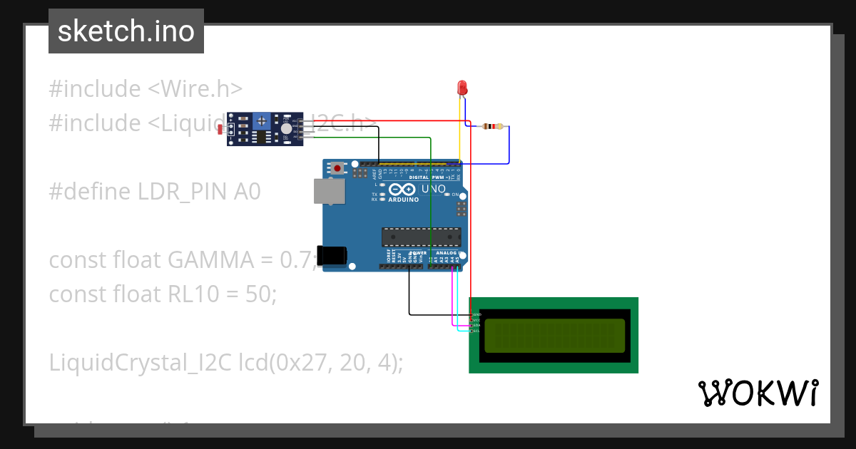 PERT 13.3 PRAKTIK ARDUINO DAN SENSOR LDR_hafiz - Wokwi ESP32, STM32, Arduino Simulator