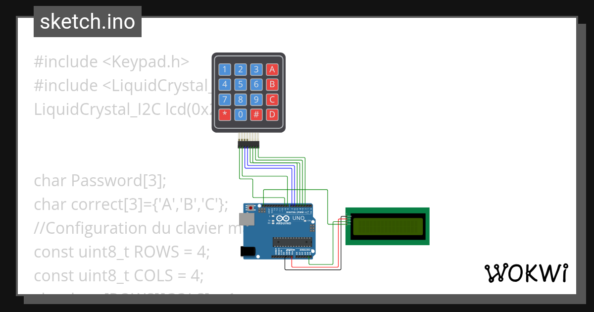 Clavier+LCD Copy (2)-partie1 - Wokwi ESP32, STM32, Arduino Simulator