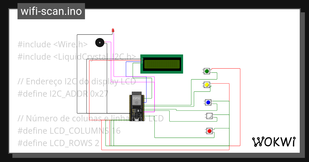 Dispositivo eletrônico de telemetria - Wokwi ESP32, STM32, Arduino Simulator