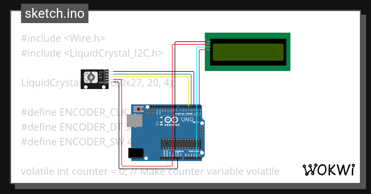 141 Rotary Wokwi Esp32 Stm32 Arduino Simulator 5705