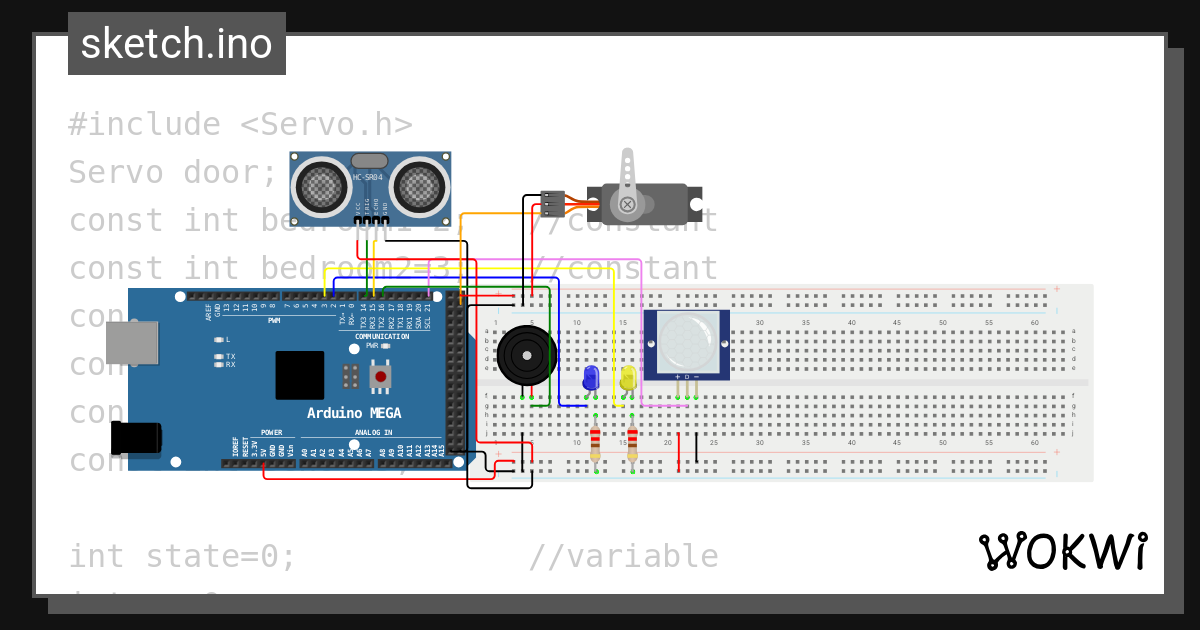 S3e4 Ultrasonic Led Wokwi Esp32 Stm32 Arduino Simulator 8843