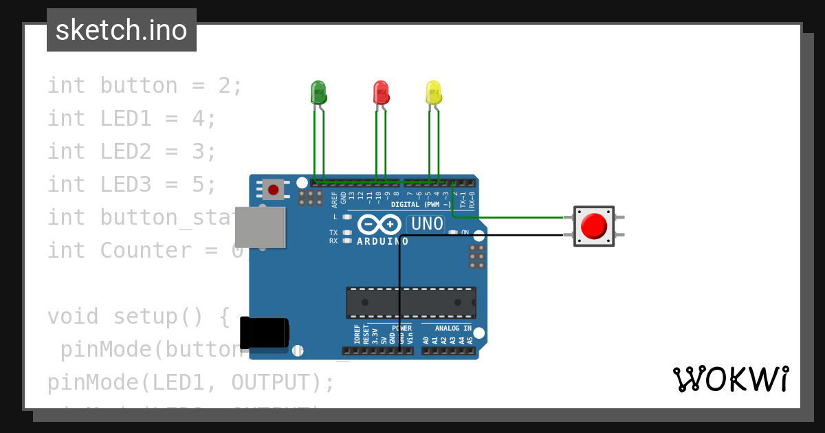 สอบlabข้อ2 Wokwi Esp32 Stm32 Arduino Simulator 2335