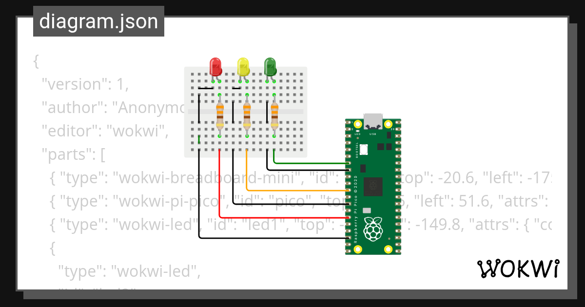 traffic_light (ss) - Wokwi ESP32, STM32, Arduino Simulator