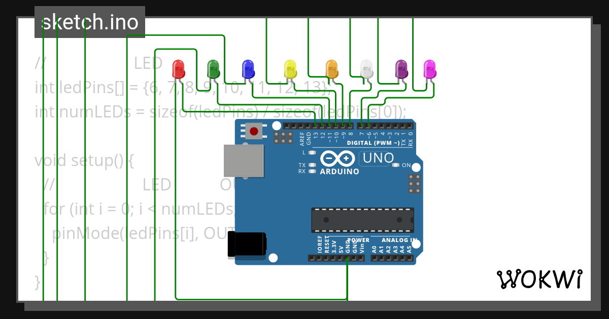 ธนาดล สมบัติบุญมา เลขที่13 ไฟวิ่ง2ดวง Wokwi Esp32 Stm32 Arduino Simulator 