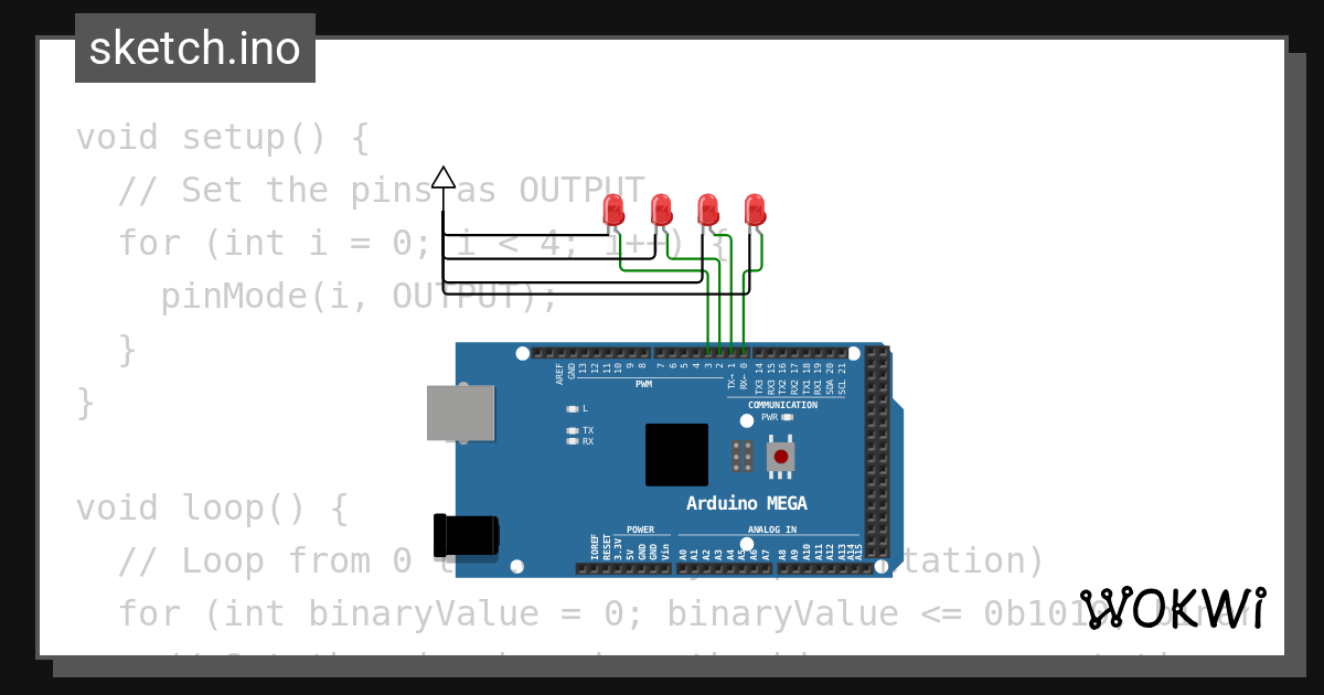 Forloop15 Counter Wokwi Esp32 Stm32 Arduino Simulator