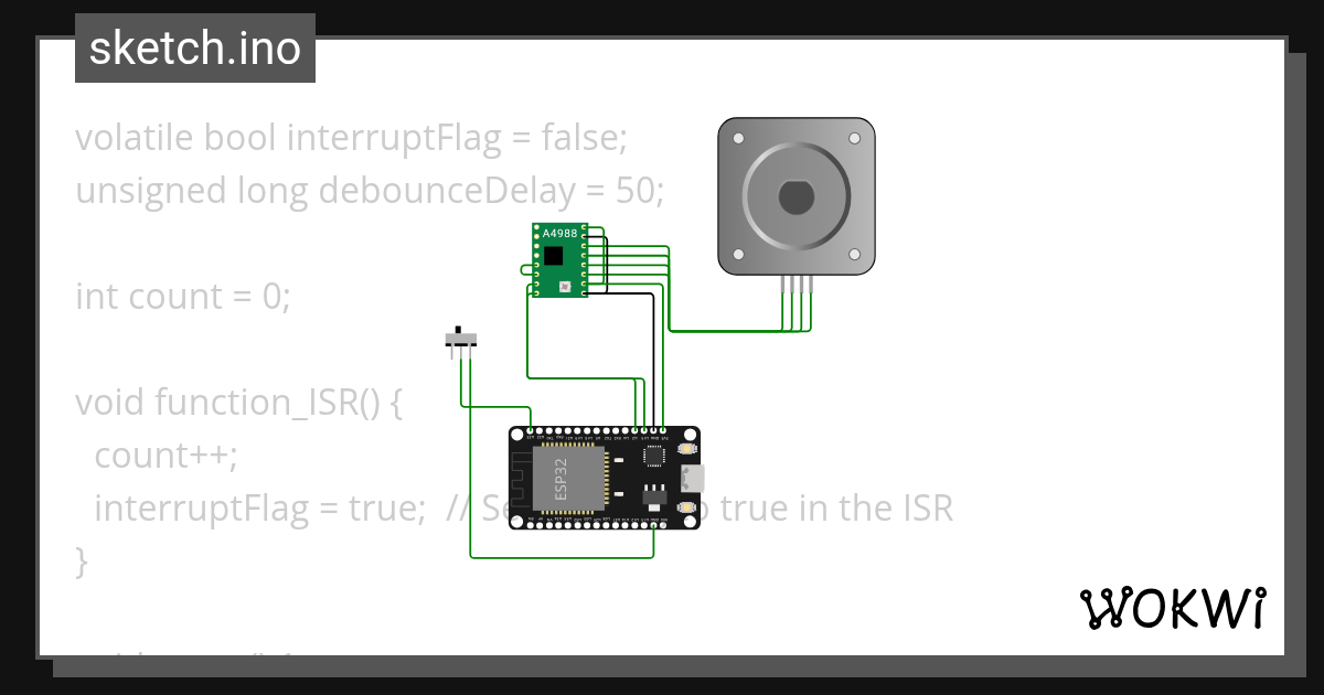 Keypad Stepper Inturrapt Wokwi Esp32 Stm32 Arduino Simulator